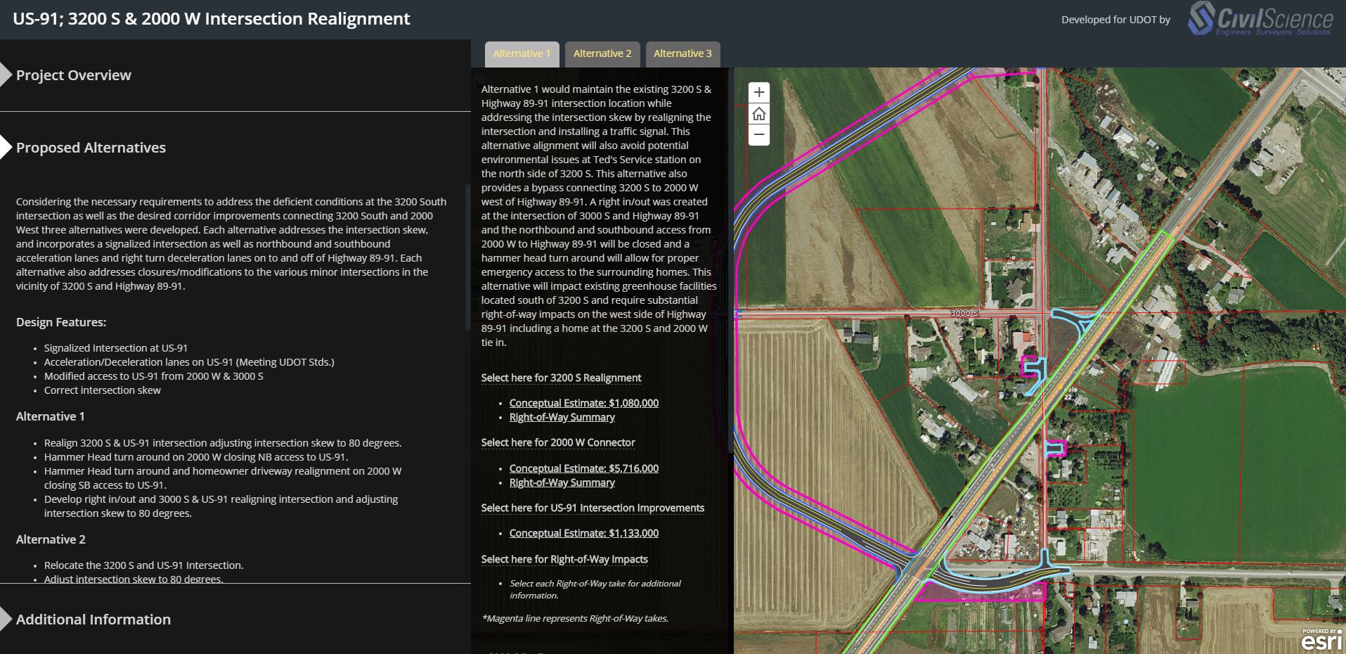 US-91; 3200 S & 2000 W Intersection Realignment, Cache County, UT ...